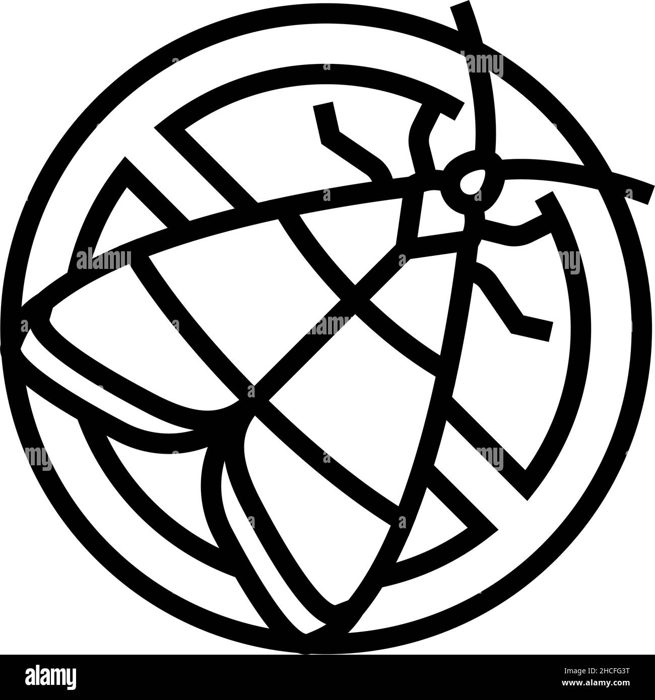 moth control line icon vector illustration Stock Vector Image & Art - Alamy