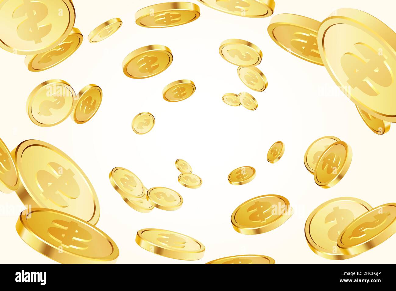 Flying coins hi-res stock photography and images - Alamy