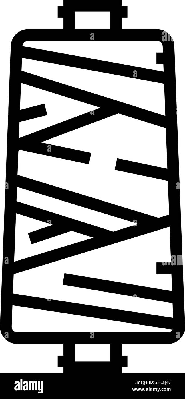 silk thread line icon vector illustration Stock Vector Image & Art - Alamy