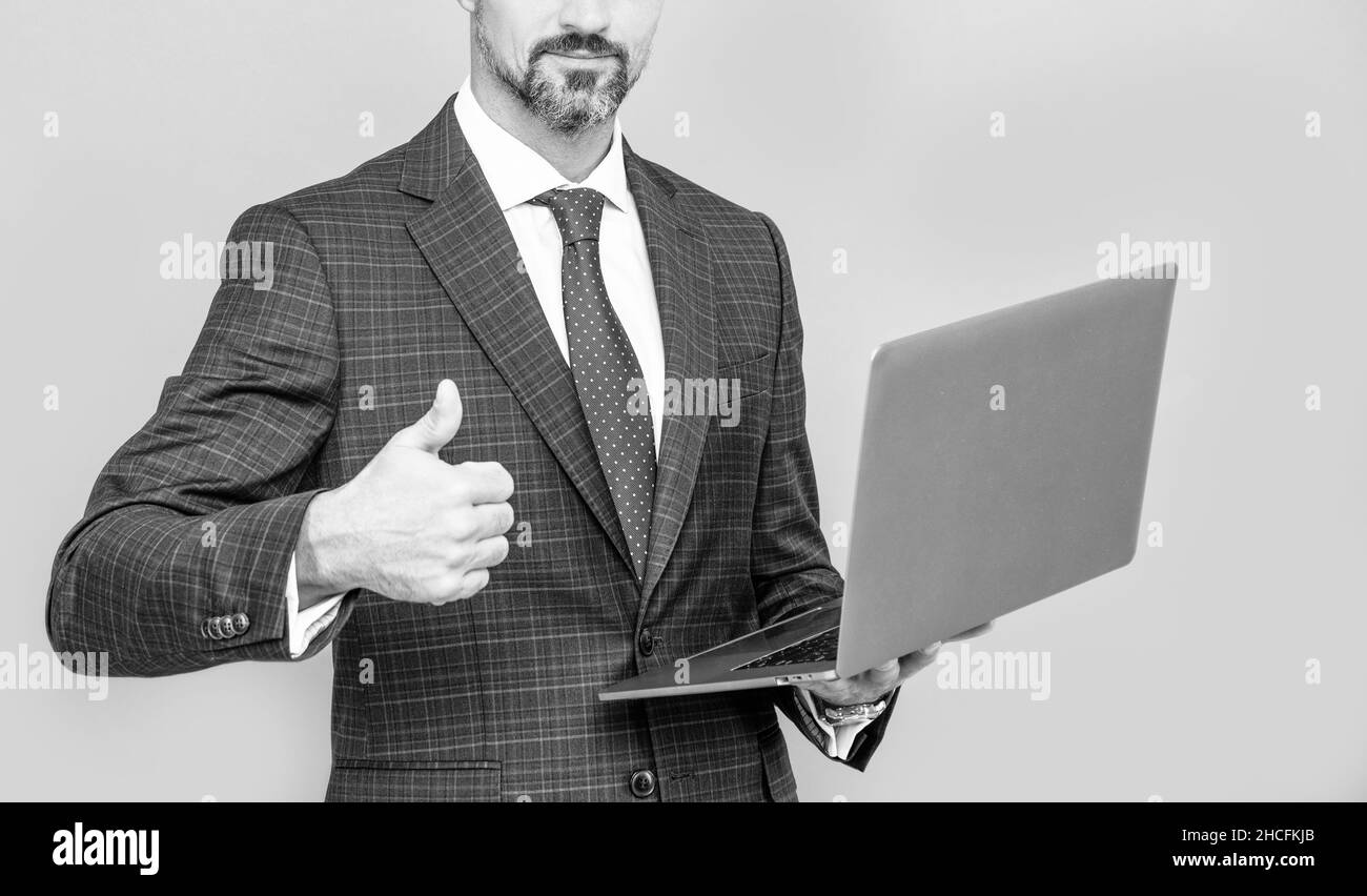 programmer man use pc. entrepreneur or manager. agile business ...