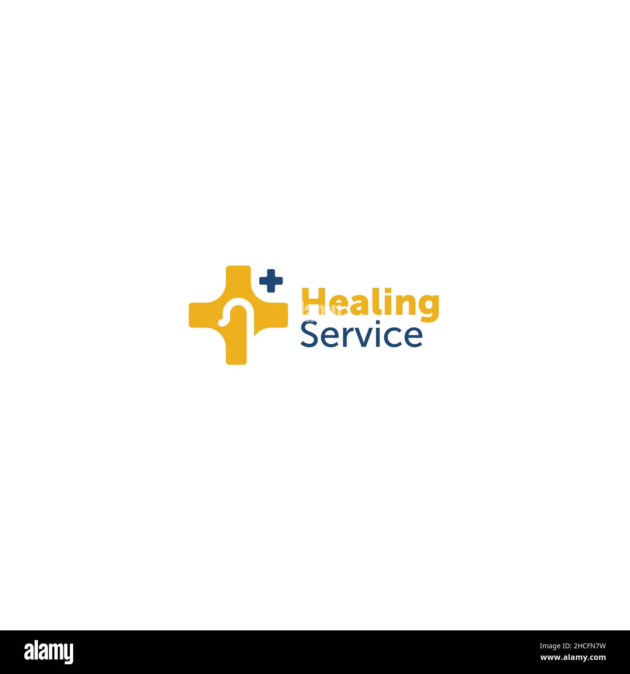 Modern design Healing Service healthy logo design Stock Vector Image ...