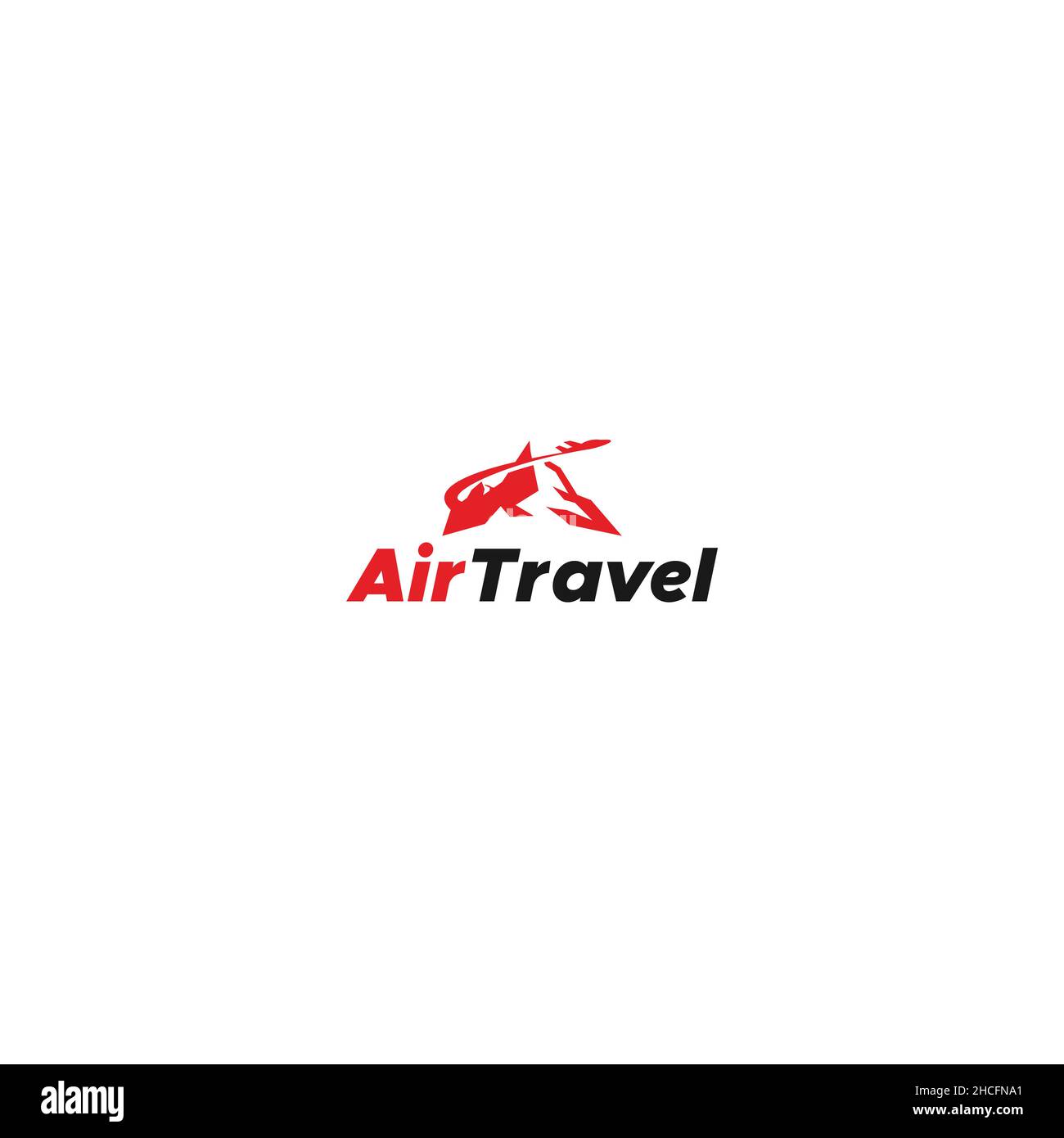 Minimalist simple design Air Travel logo design Stock Vector Image ...