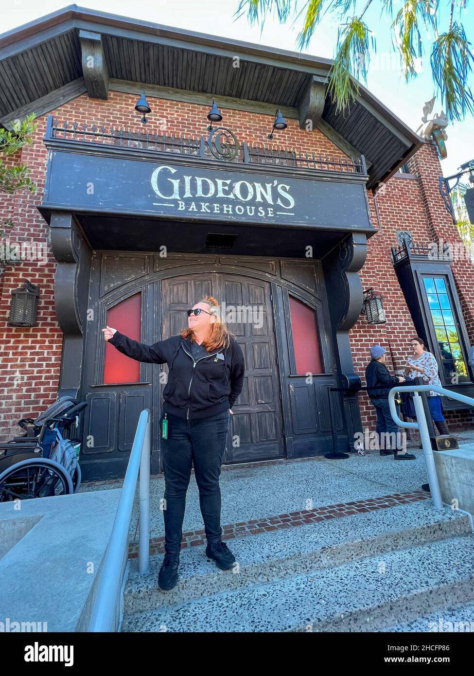 Orlando, FL USA - November 27, 2021: The sign on the exterior of Gideon ...