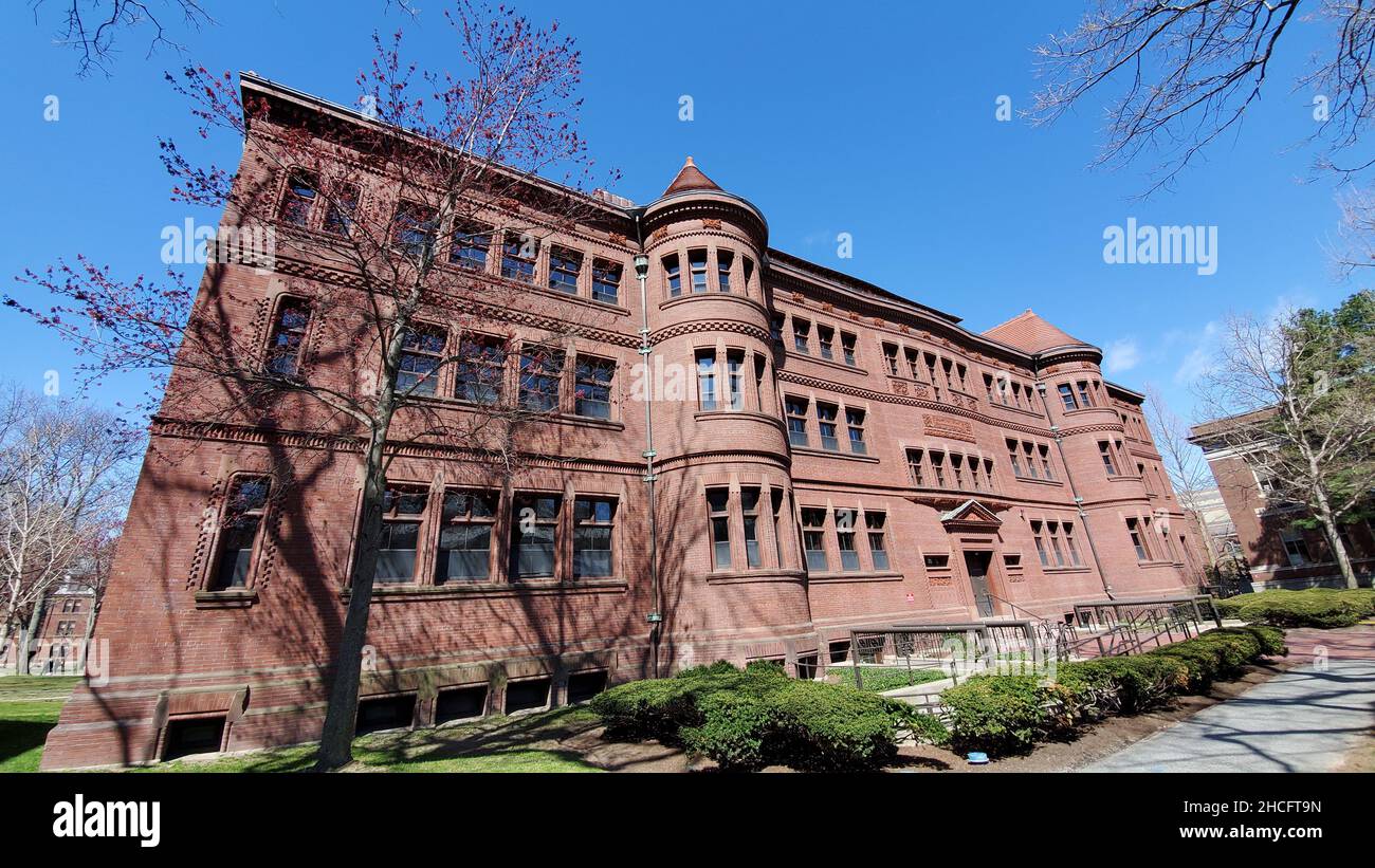 Beautiful view of the Harvard University in Boston, United States Stock ...