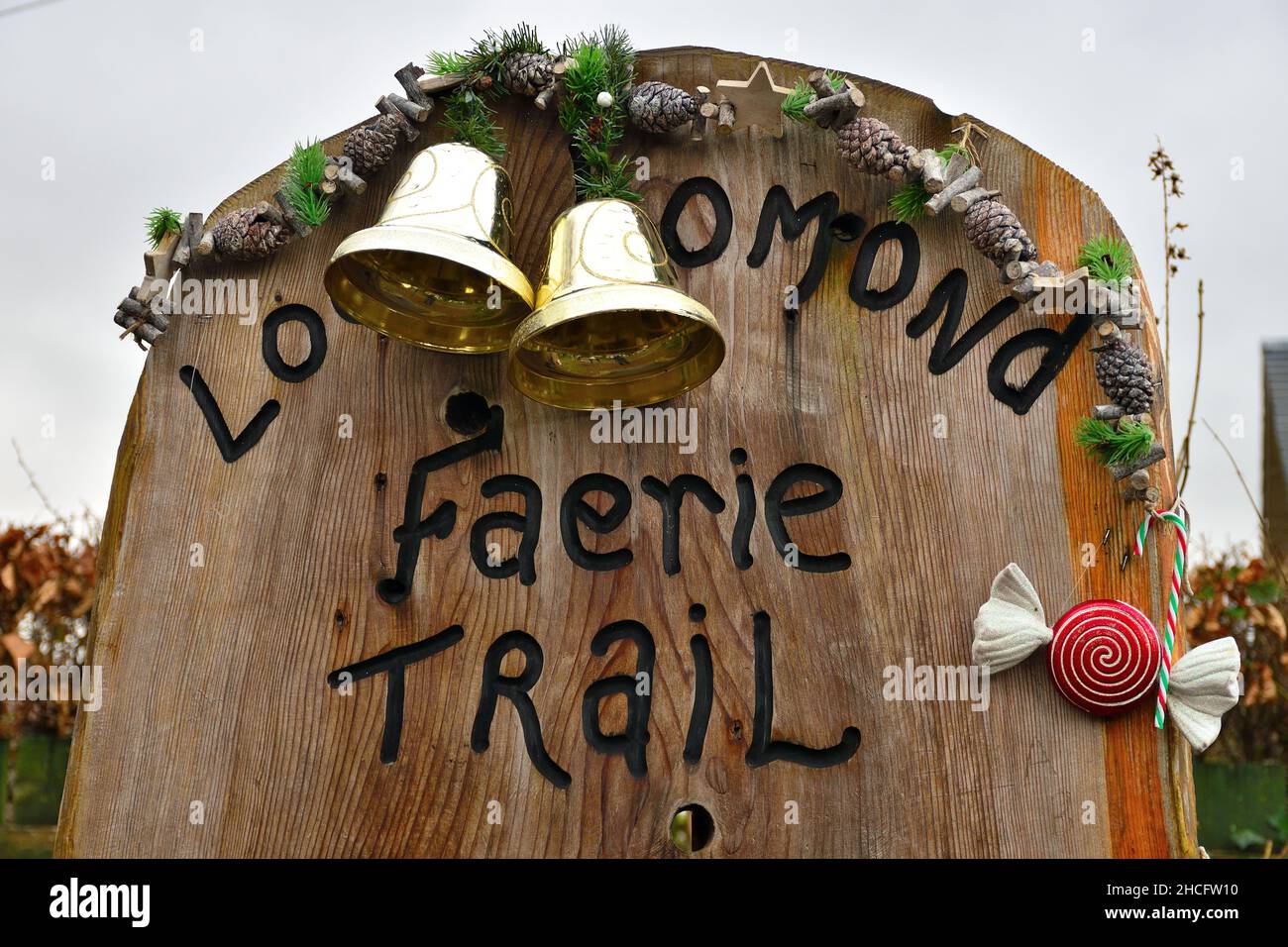 View of Luss Stock Photo - Alamy