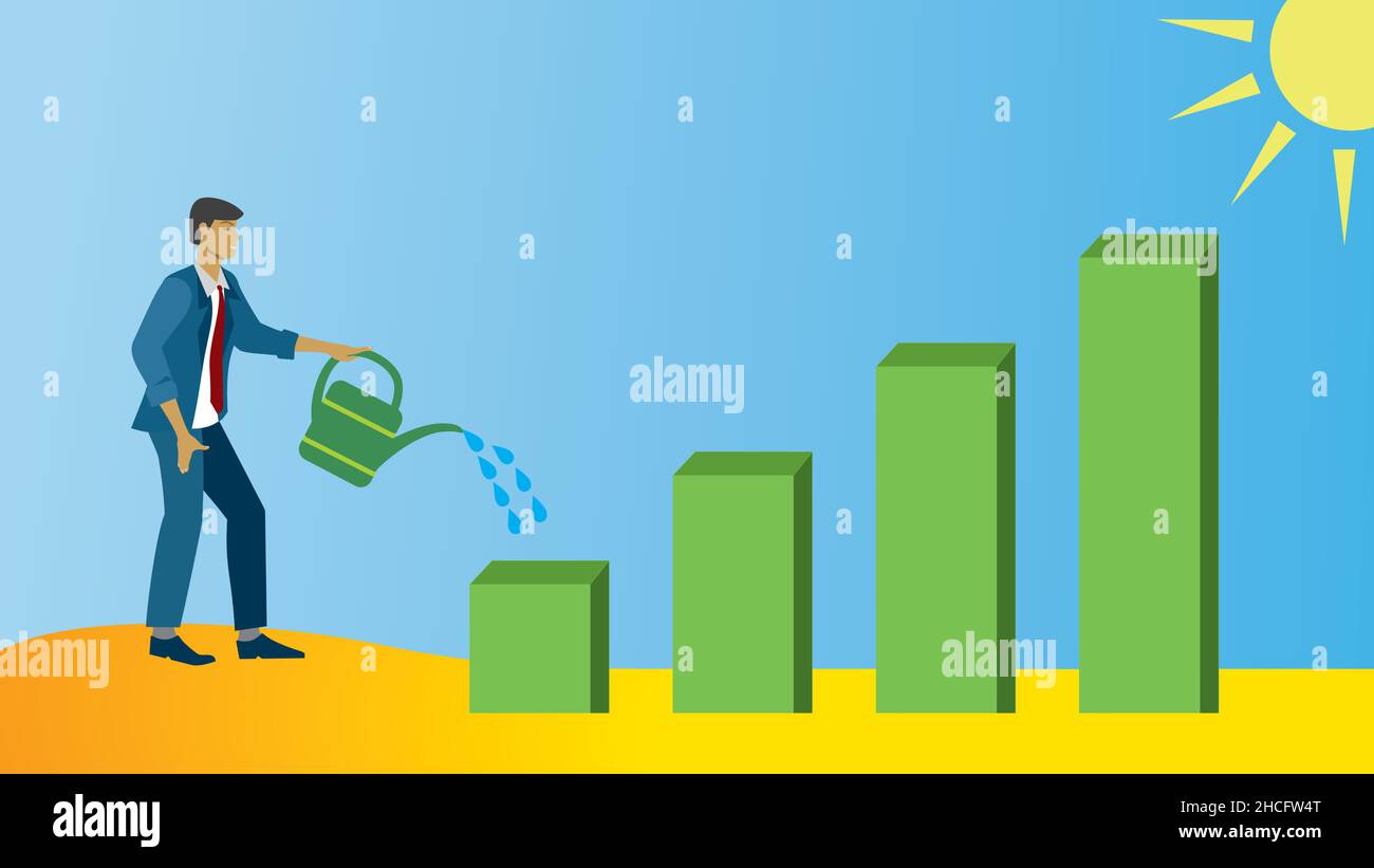 Improving economy Stock Vector Images - Alamy