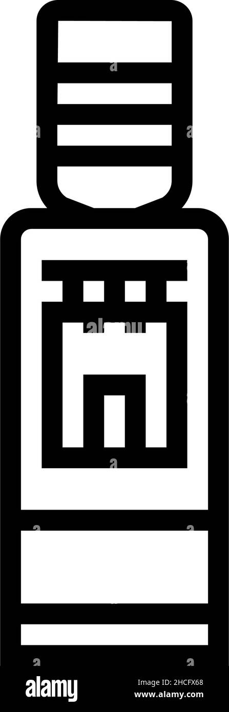 water cooler equipment line icon vector illustration Stock Vector Image ...