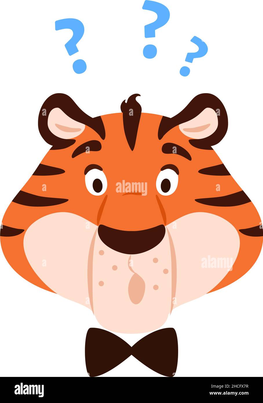 Surprised child portrait Stock Vector Images - Alamy