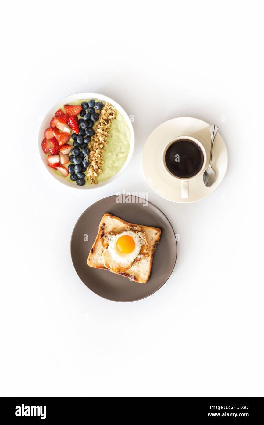 Full english breakfast eating Cut Out Stock Images & Pictures - Alamy