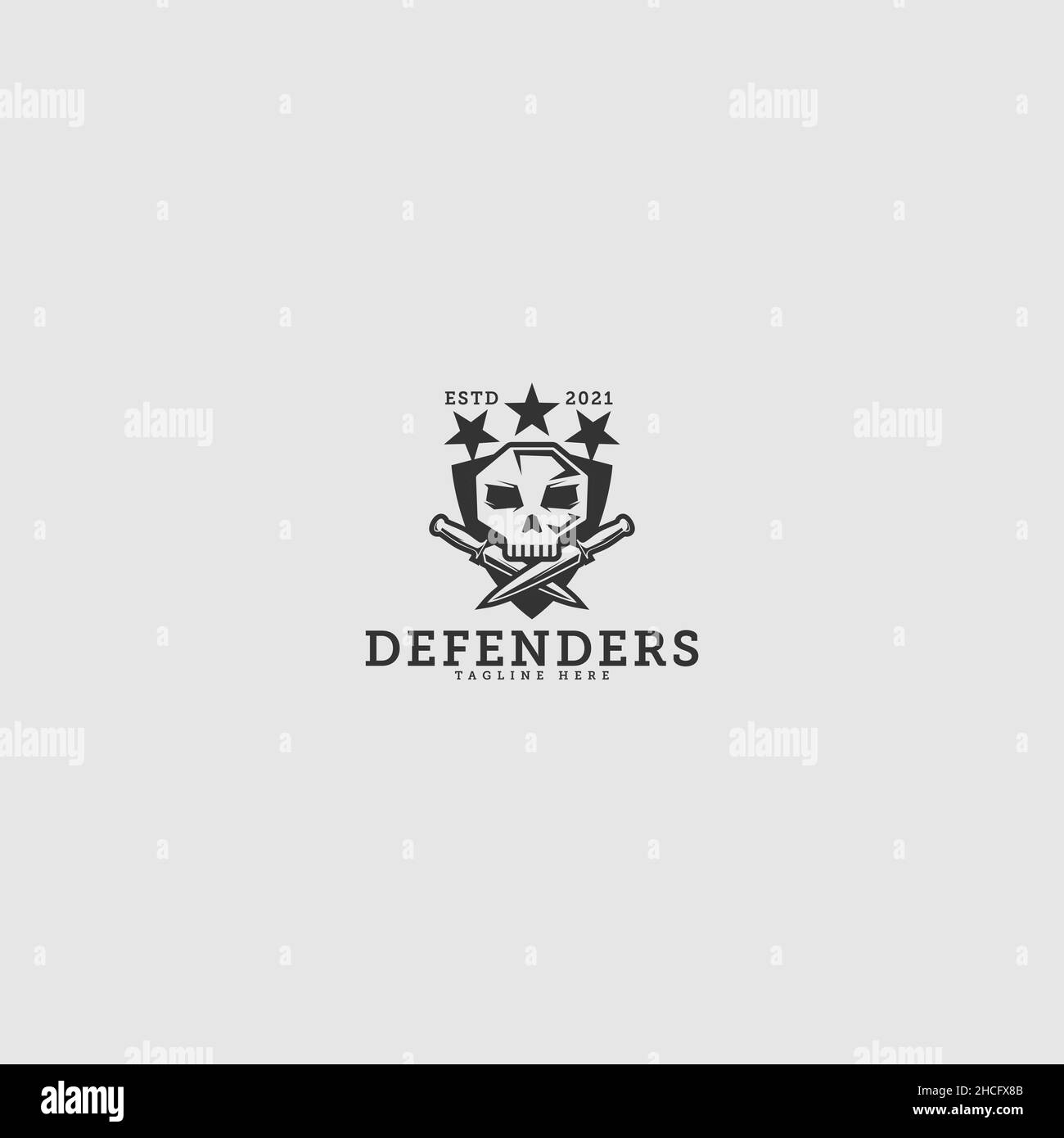 Combat ready defender Stock Vector Images - Alamy