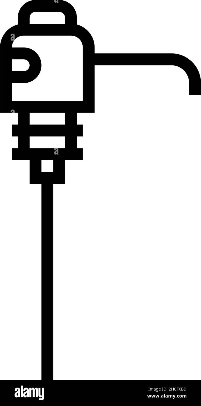 pump for water line icon vector illustration Stock Vector Image & Art ...