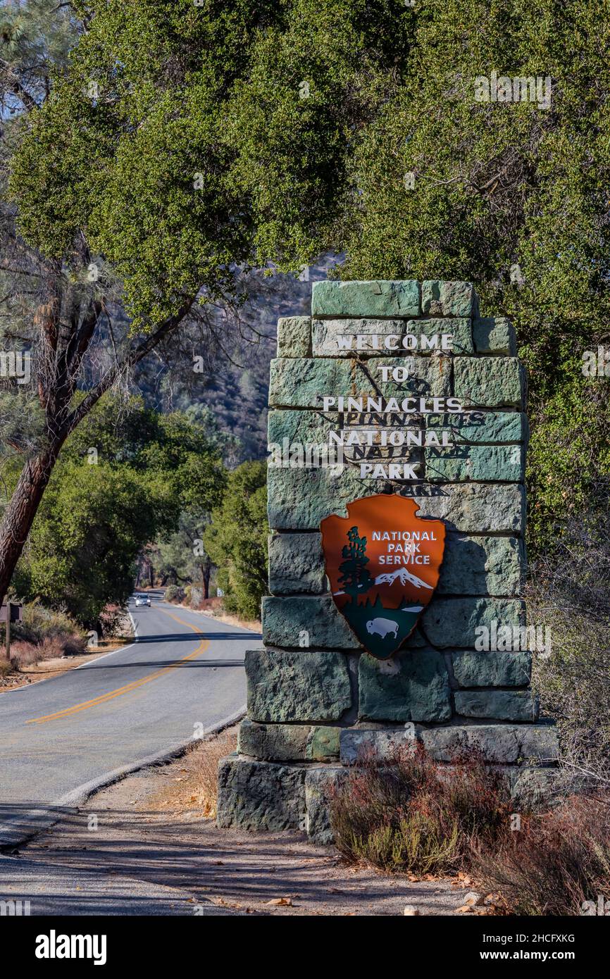 National Park rustic style sign built by the Civilian Conservation ...