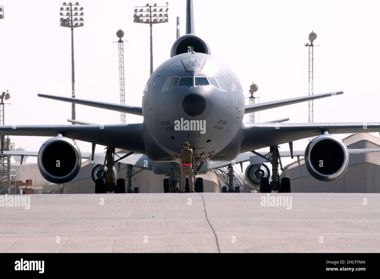 A U.S. Air Force KC-10 Extender, assigned to the 908th Expeditionary ...