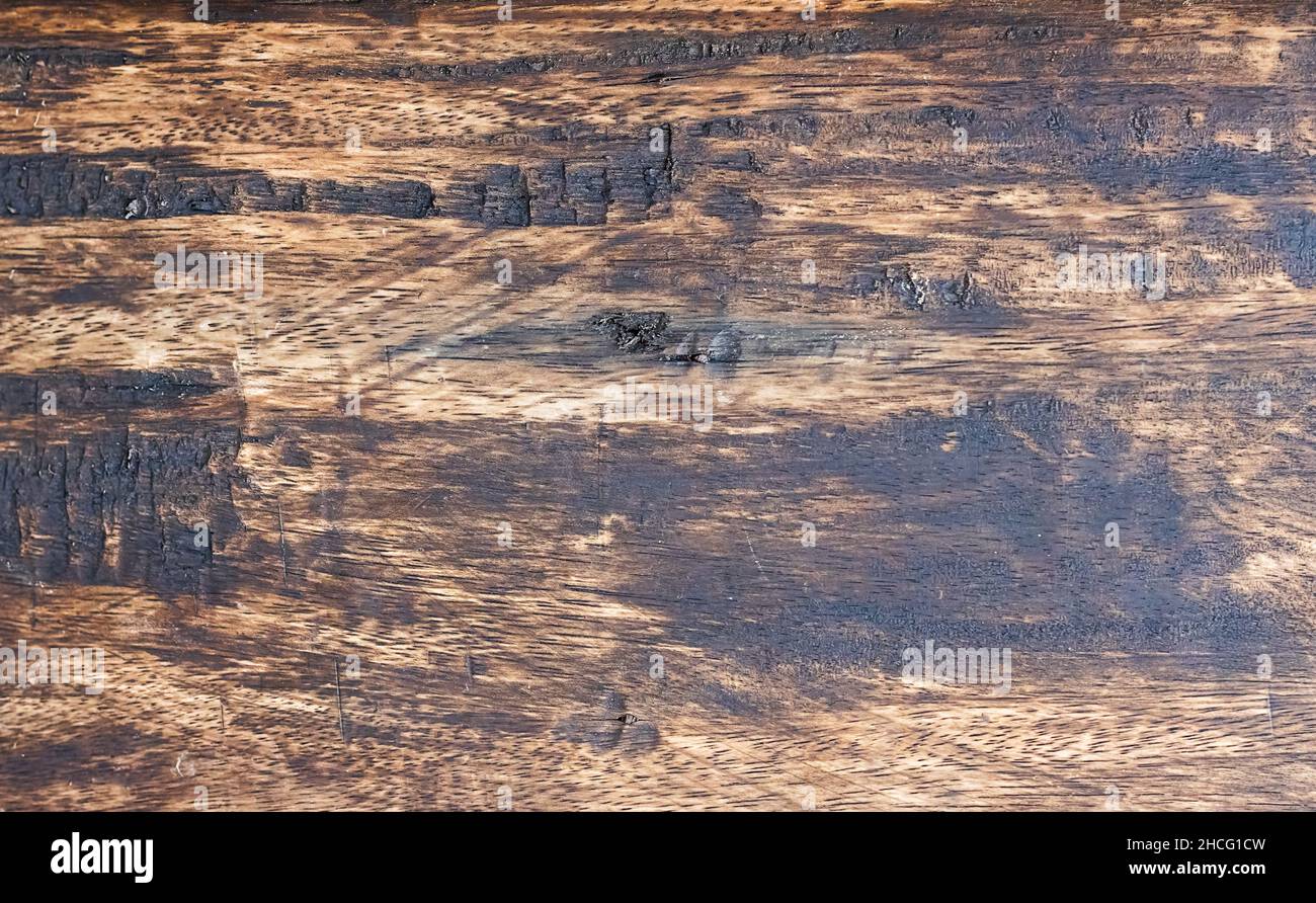 Aged wooden board with rough grunge texture for background Stock Photo ...
