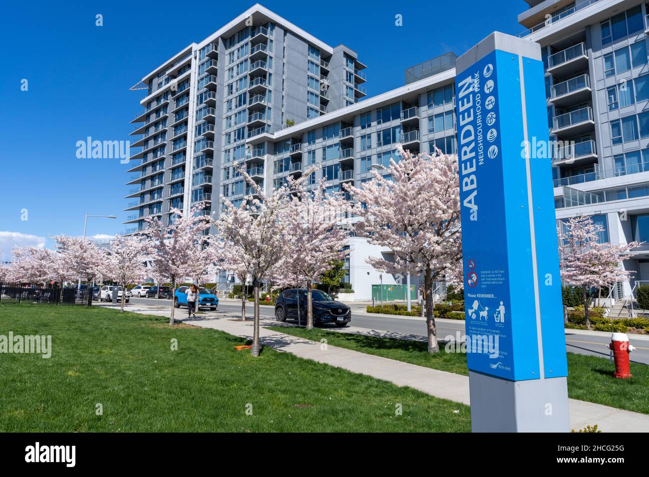 Richmond, BC, Canada - April 4 2021 : Aberdeen Neighbourhood Park in ...