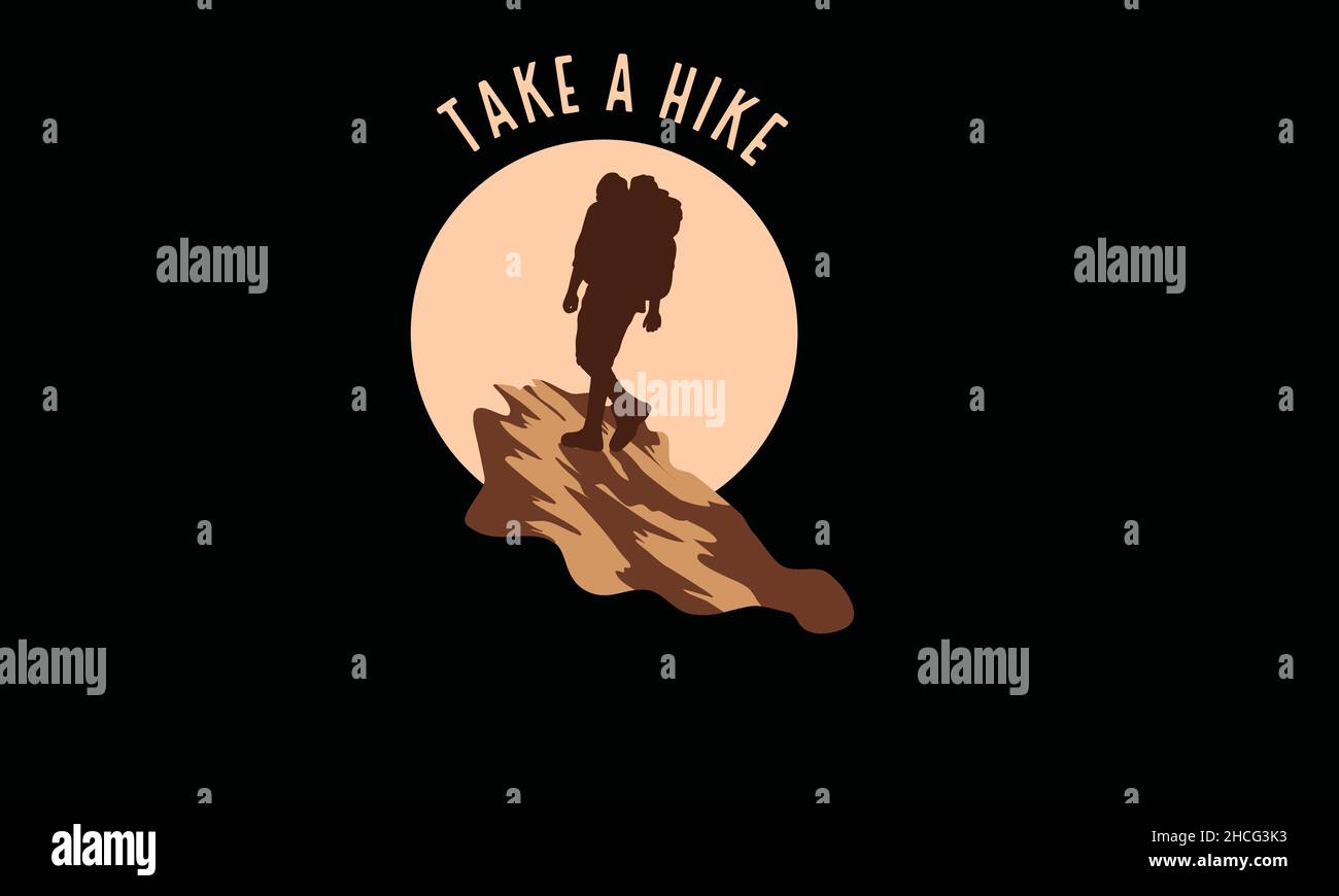 Take a hike Stock Vector Images - Alamy