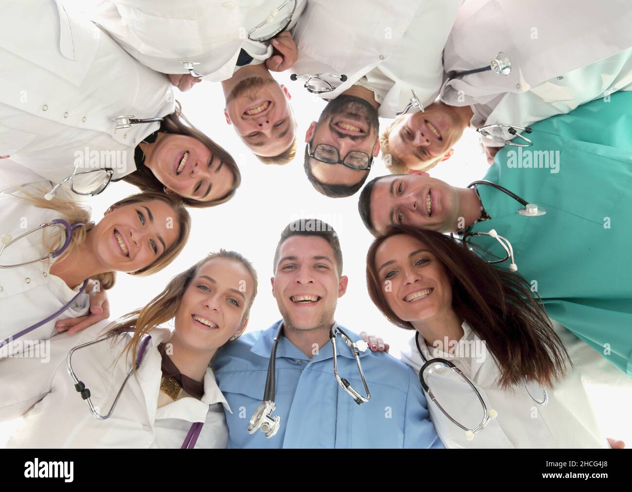 Healthcare professionals circle hi-res stock photography and images - Alamy