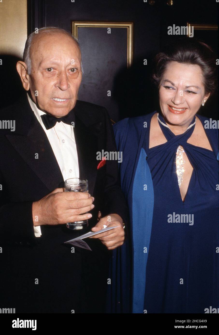 George Raft and Yvonne De Carlo Circa 1980's Credit: Ralph Dominguez ...