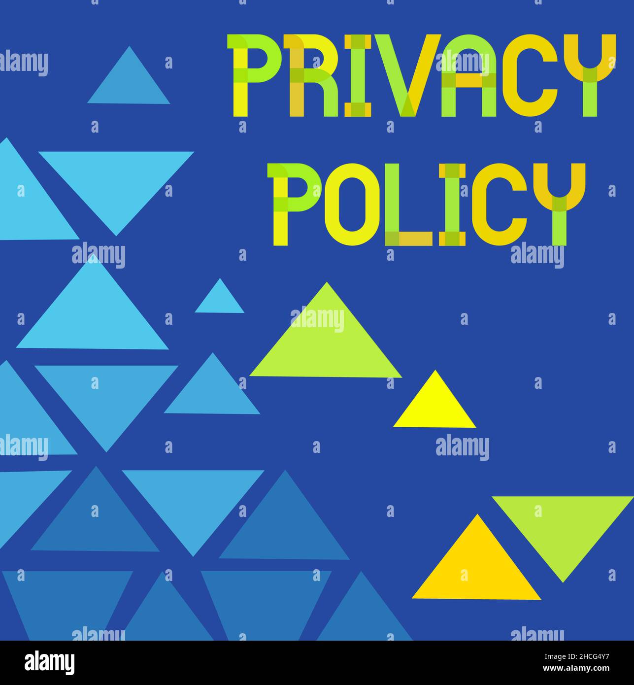 Text caption presenting Privacy Policy. Business overview Document that ...