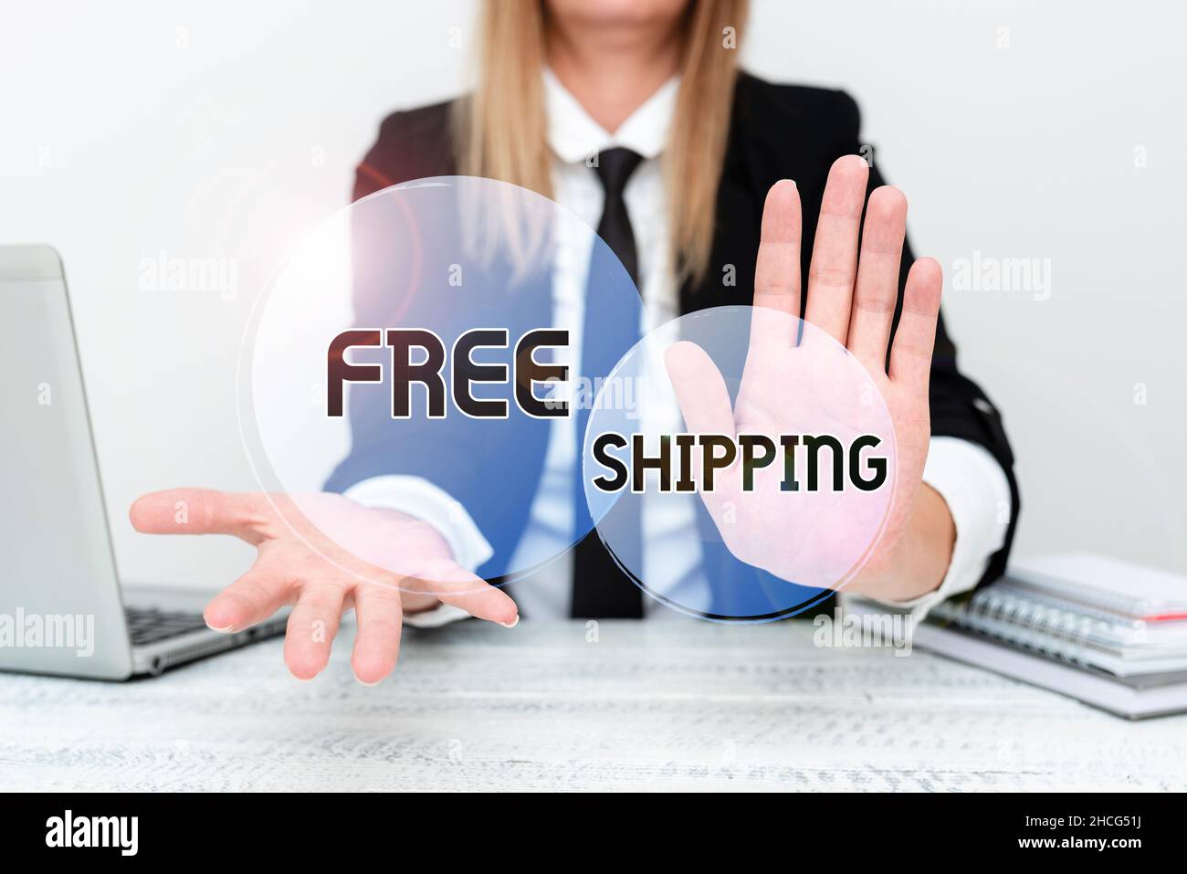 Conceptual display Free Shipping. Business showcase Freight Cargo ...