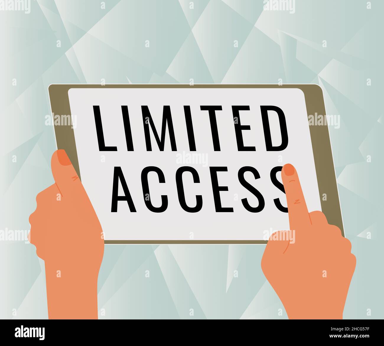 Writing displaying text Limited Access. Business approach Having access ...