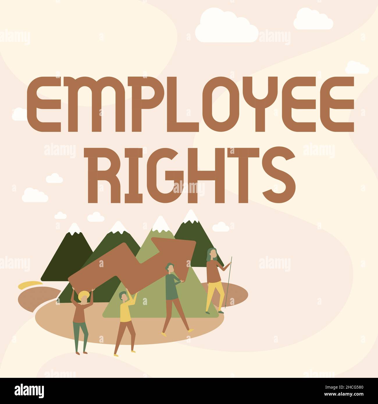 Text showing inspiration Employee Rights. Word Written on All employees ...