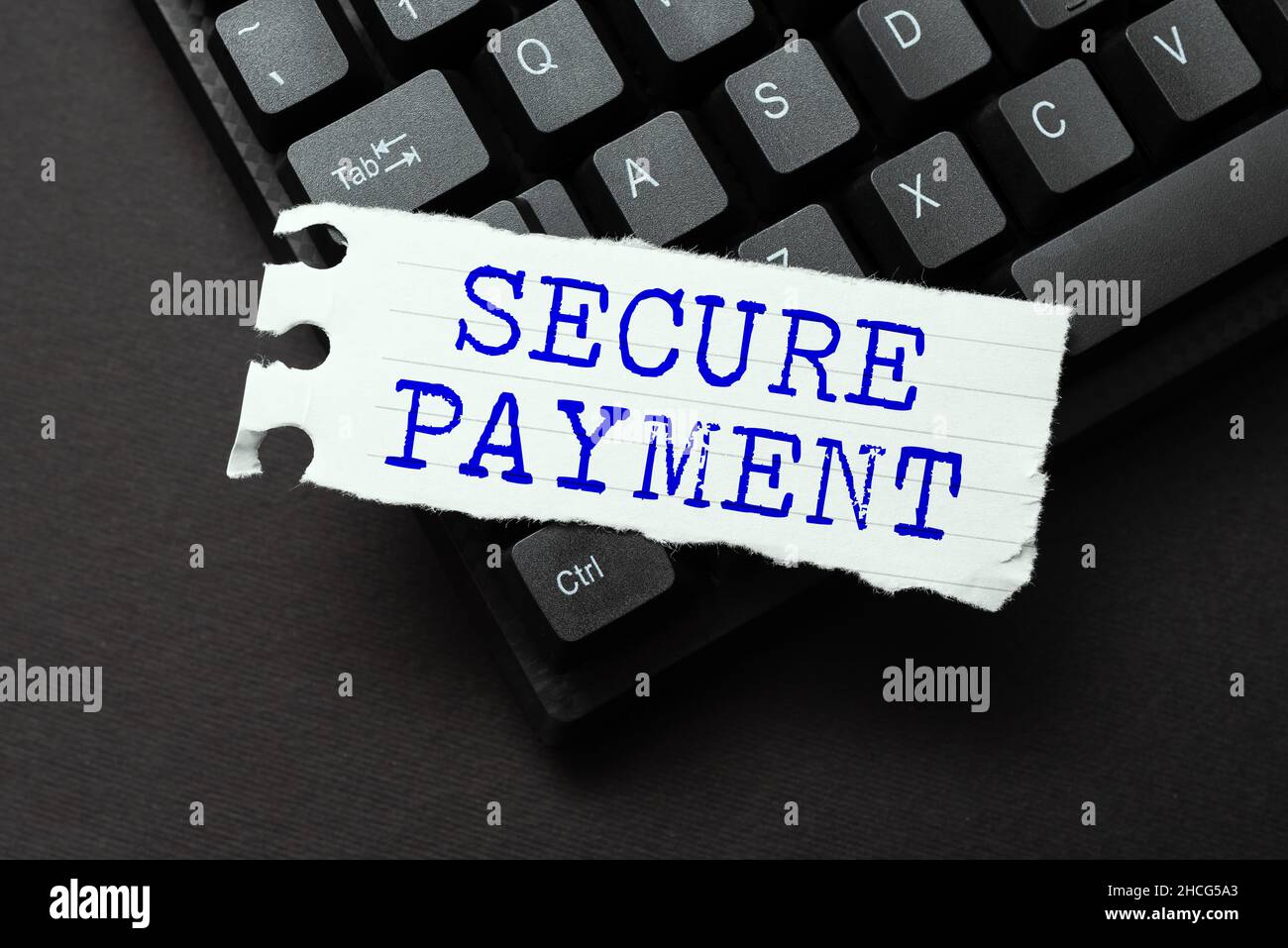 Text caption presenting Secure Payment. Business overview Security of ...