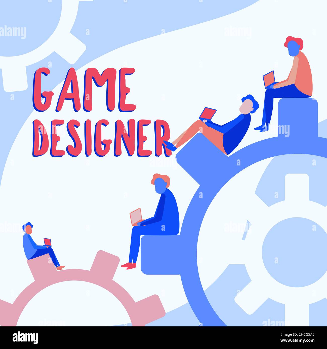 Hand writing sign Game Designer. Conceptual photo Campaigner Pixel Scripting Programmers ...