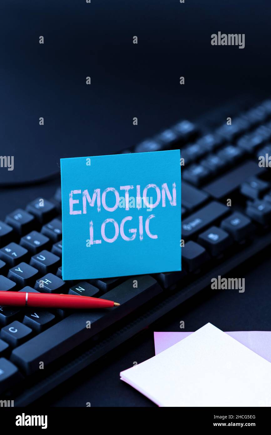 Handwriting text Emotion Logic. Business concept Heart or Brain Soul or ... Handwriting text Emotion Logic. Business concept Heart or Brain Soul or ...