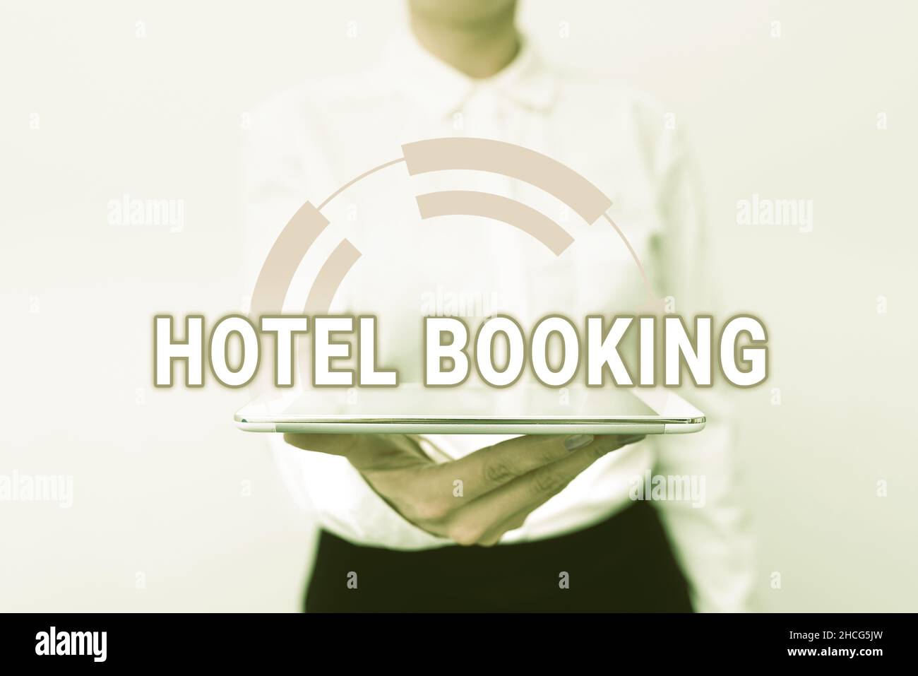 Hand writing sign Hotel Booking. Word Written on Online Reservations ...
