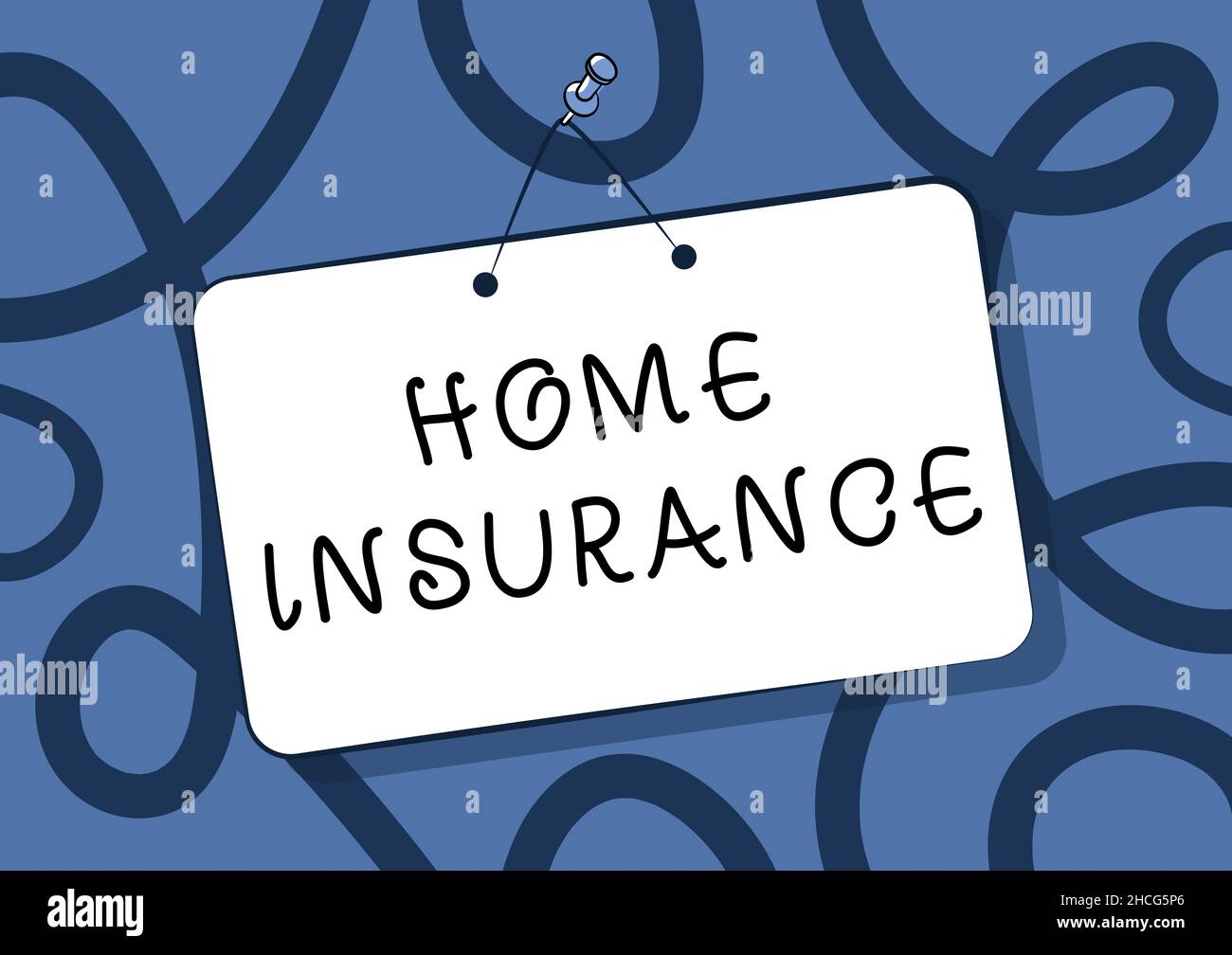 Hand writing sign Home Insurance. Word Written on Covers looses and ...