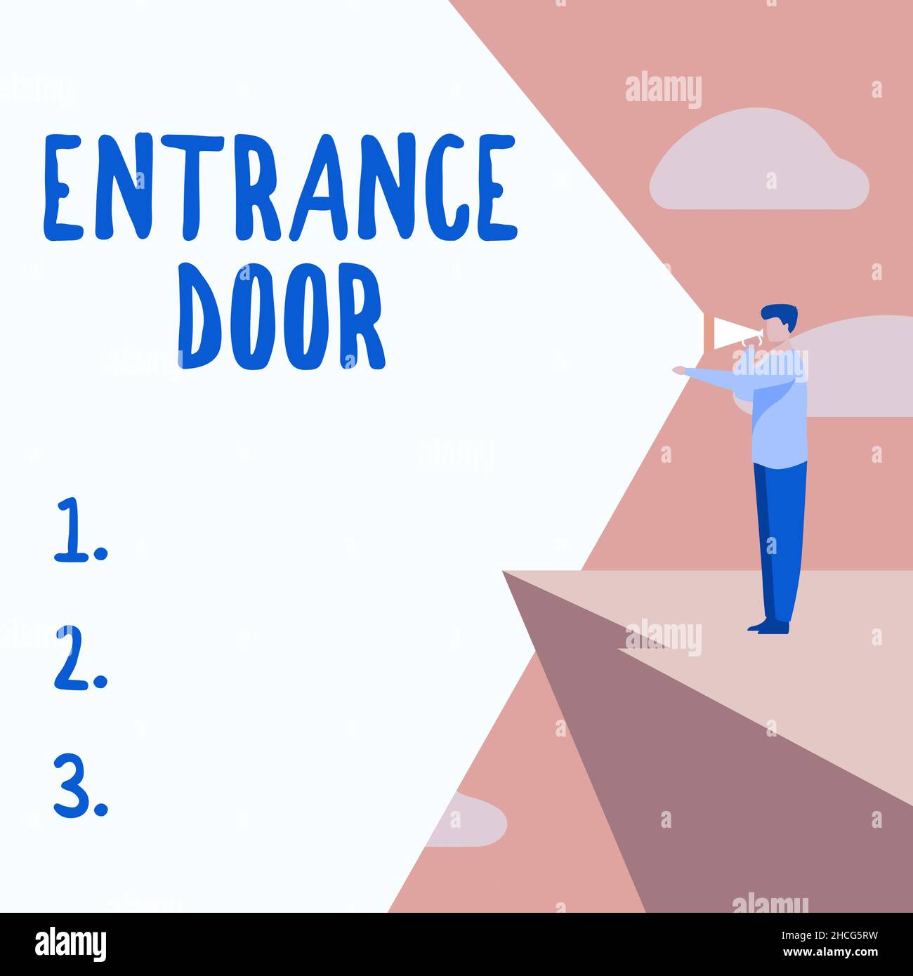 Businessman opening sliding door hi-res stock photography and images ...