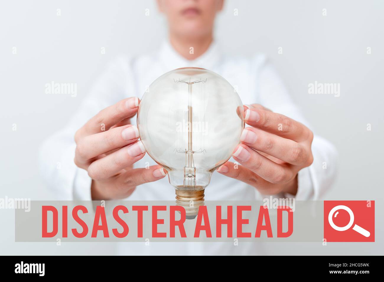 Handwriting text Disaster Ahead. Conceptual photo Contingency Planning ...