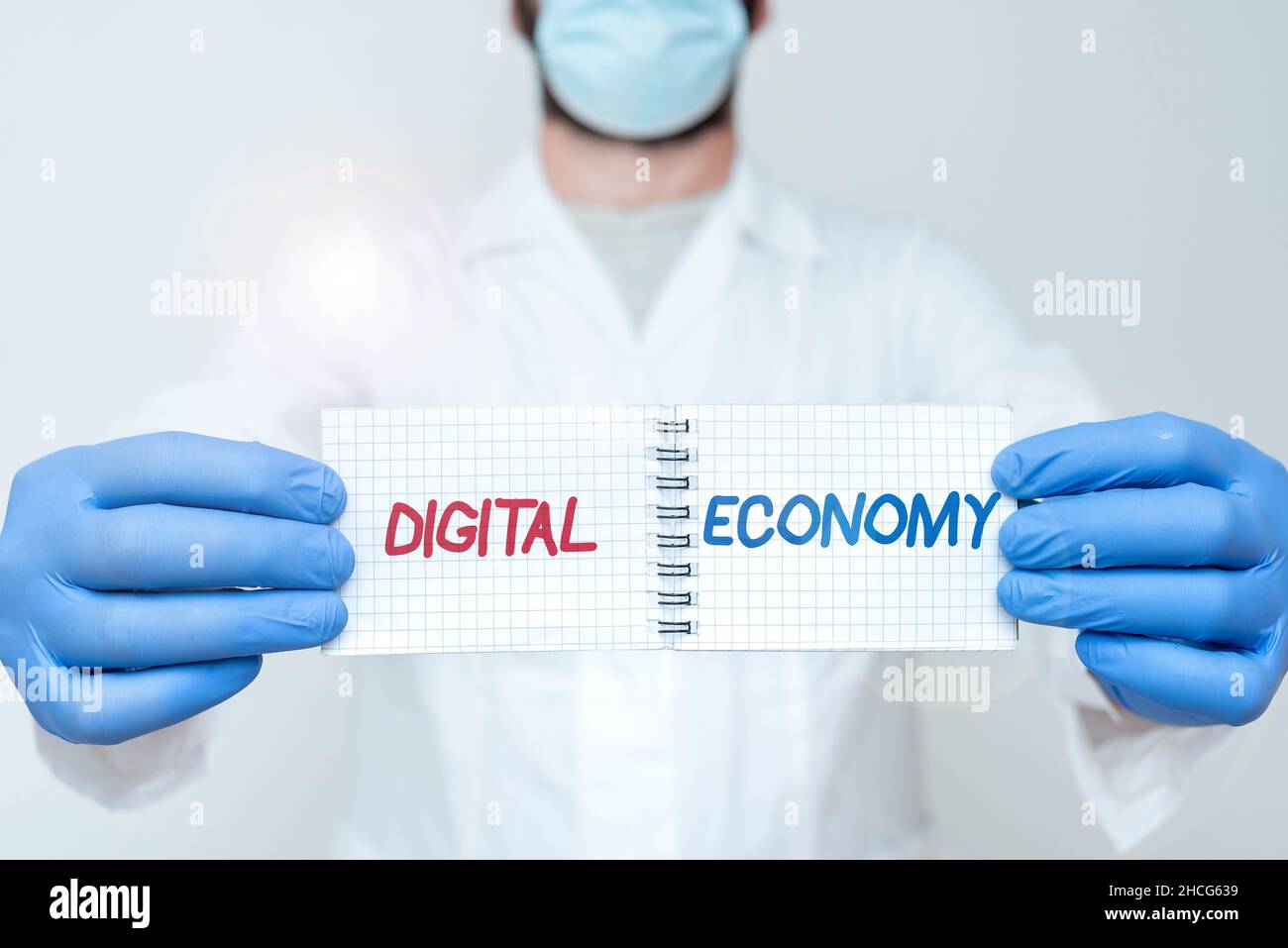 Writing displaying text Digital Economy. Internet Concept worldwide ...