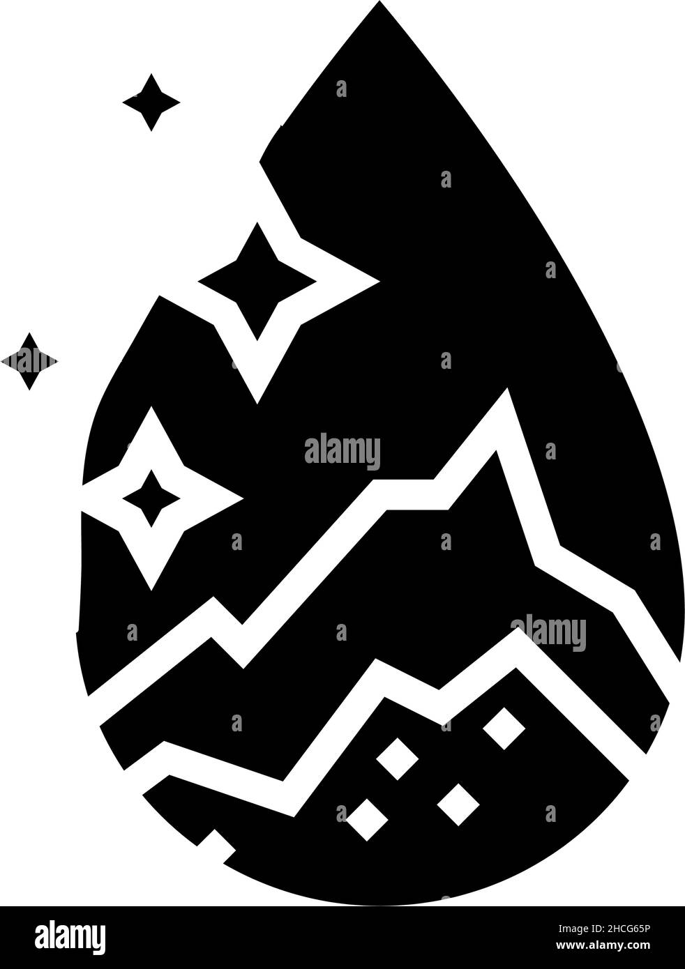 artesian water glyph icon vector illustration Stock Vector Image & Art ...