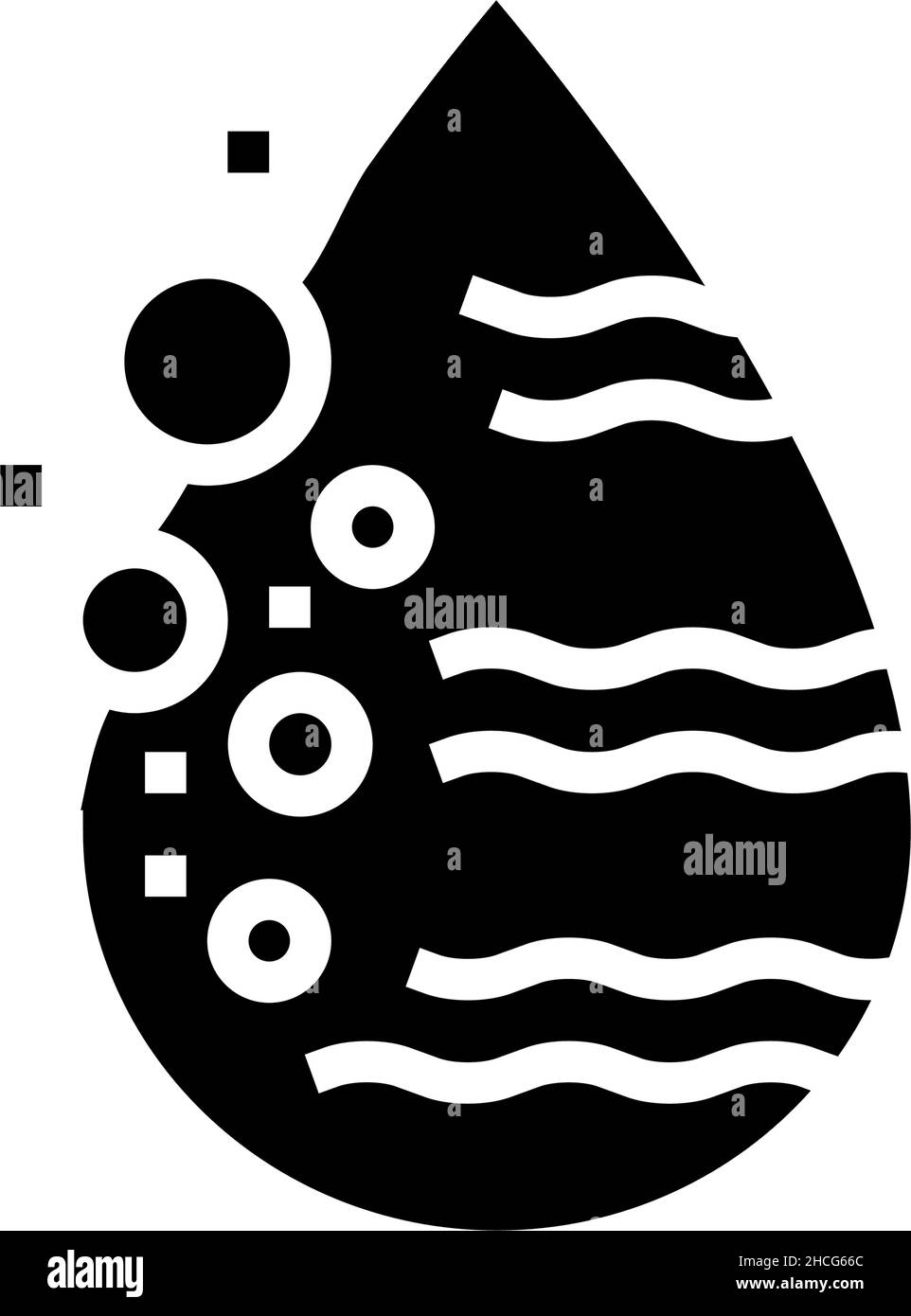 sparkling water glyph icon vector illustration Stock Vector Image & Art ...