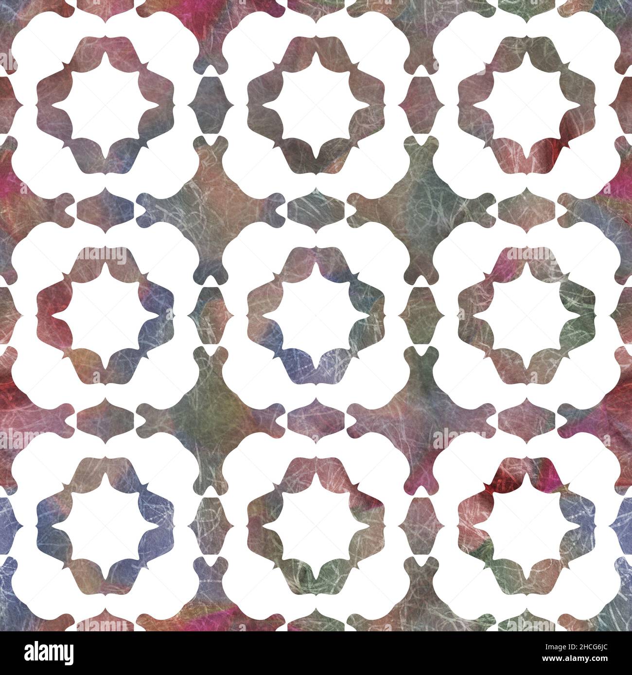 Seamless white on color interior wall tile style surface pattern design ...