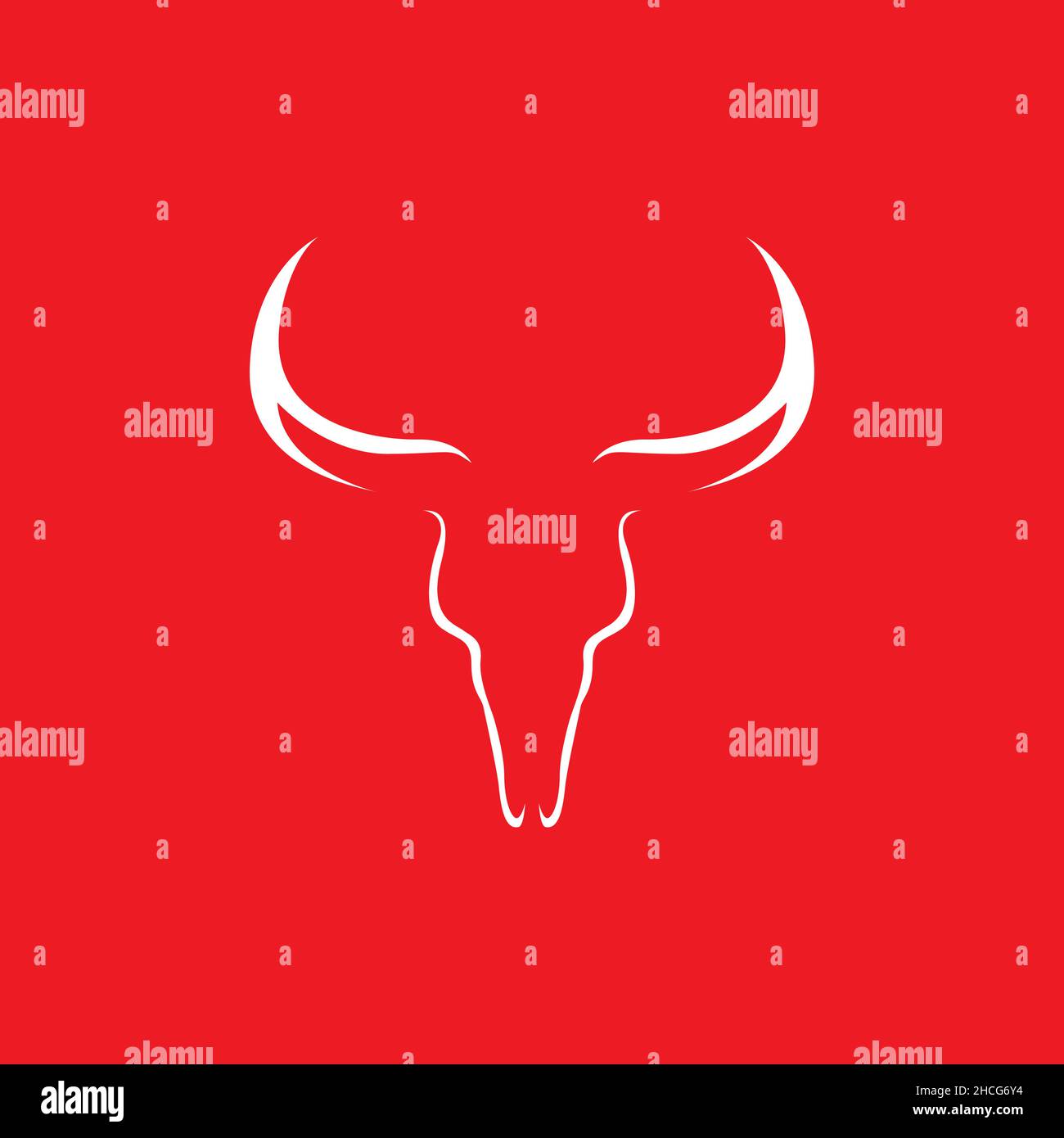 Bull jaw bone Stock Vector Images - Alamy