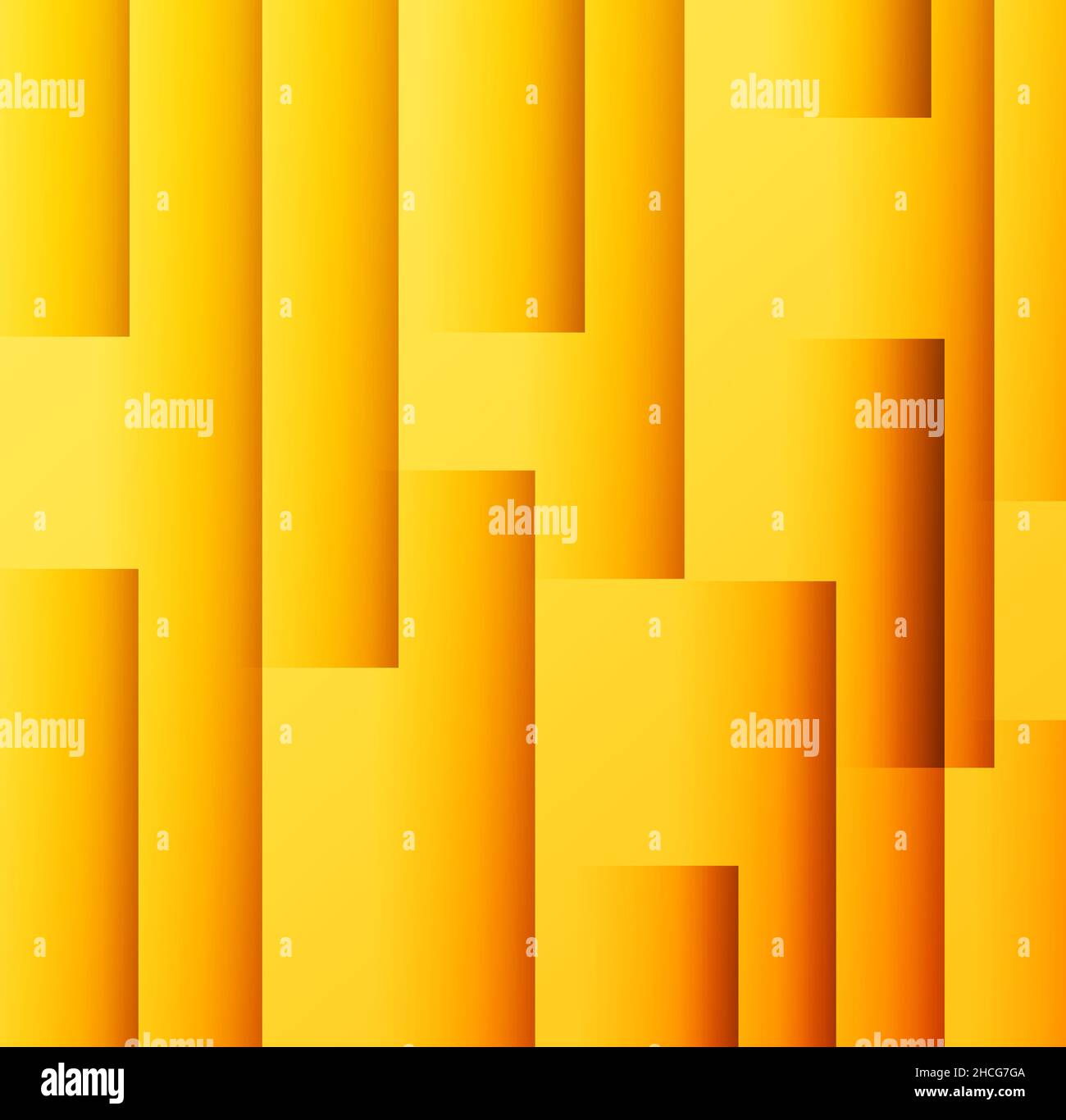 Abstract Golden and Yellow Glowing Gradient Square Shape Background ...