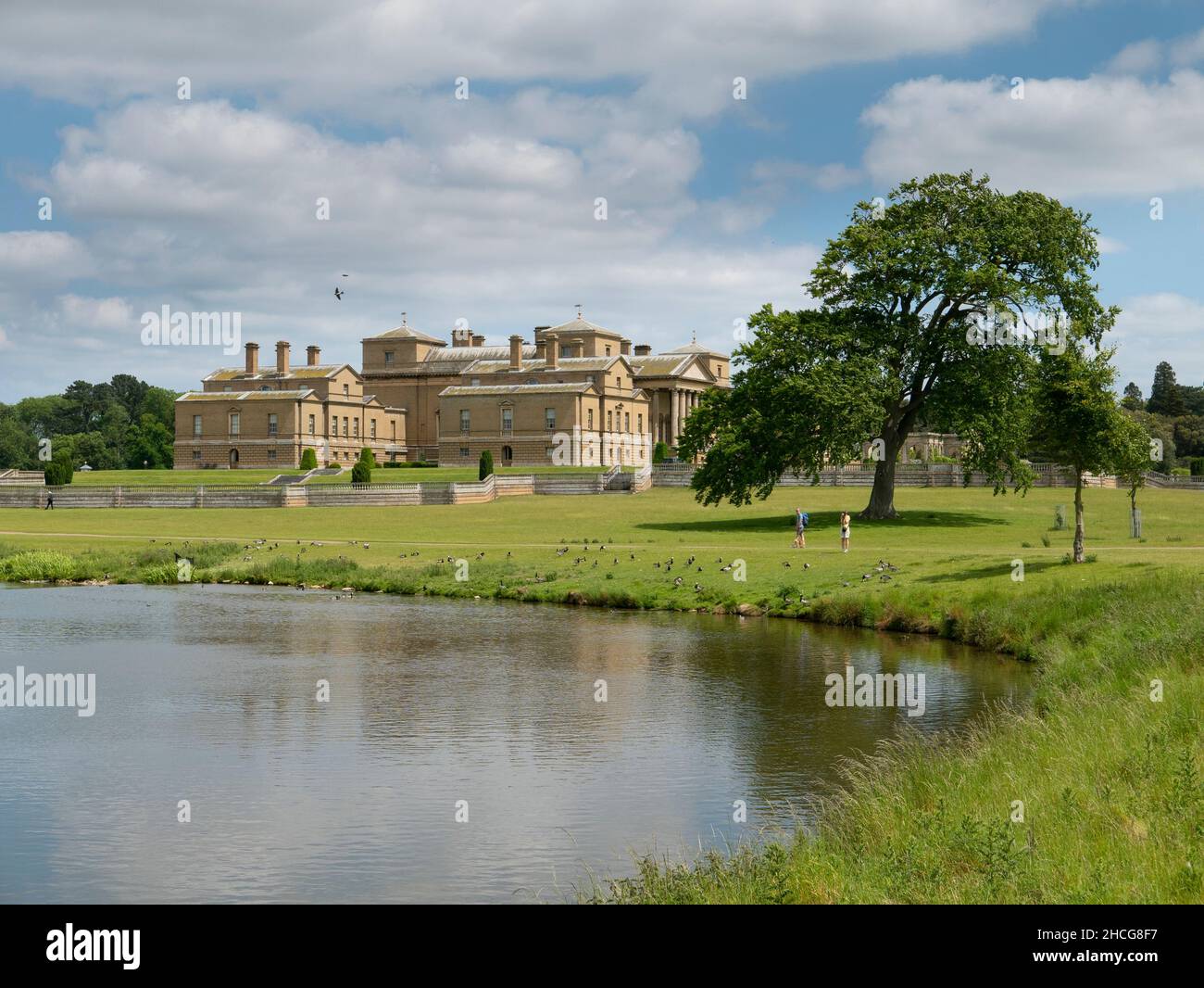 Holkham Hall, Norfolk, England Stock Photo - Alamy