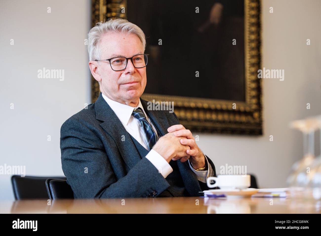 Munich, Germany. 14th Dec, 2021. Hans-Joachim Heßler, President of the ...