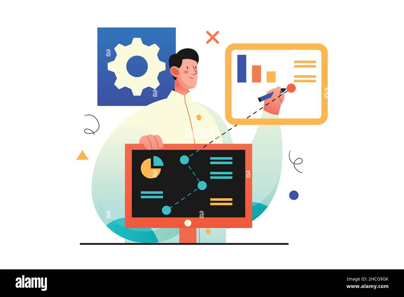 Technical analyst Stock Vector Images - Alamy