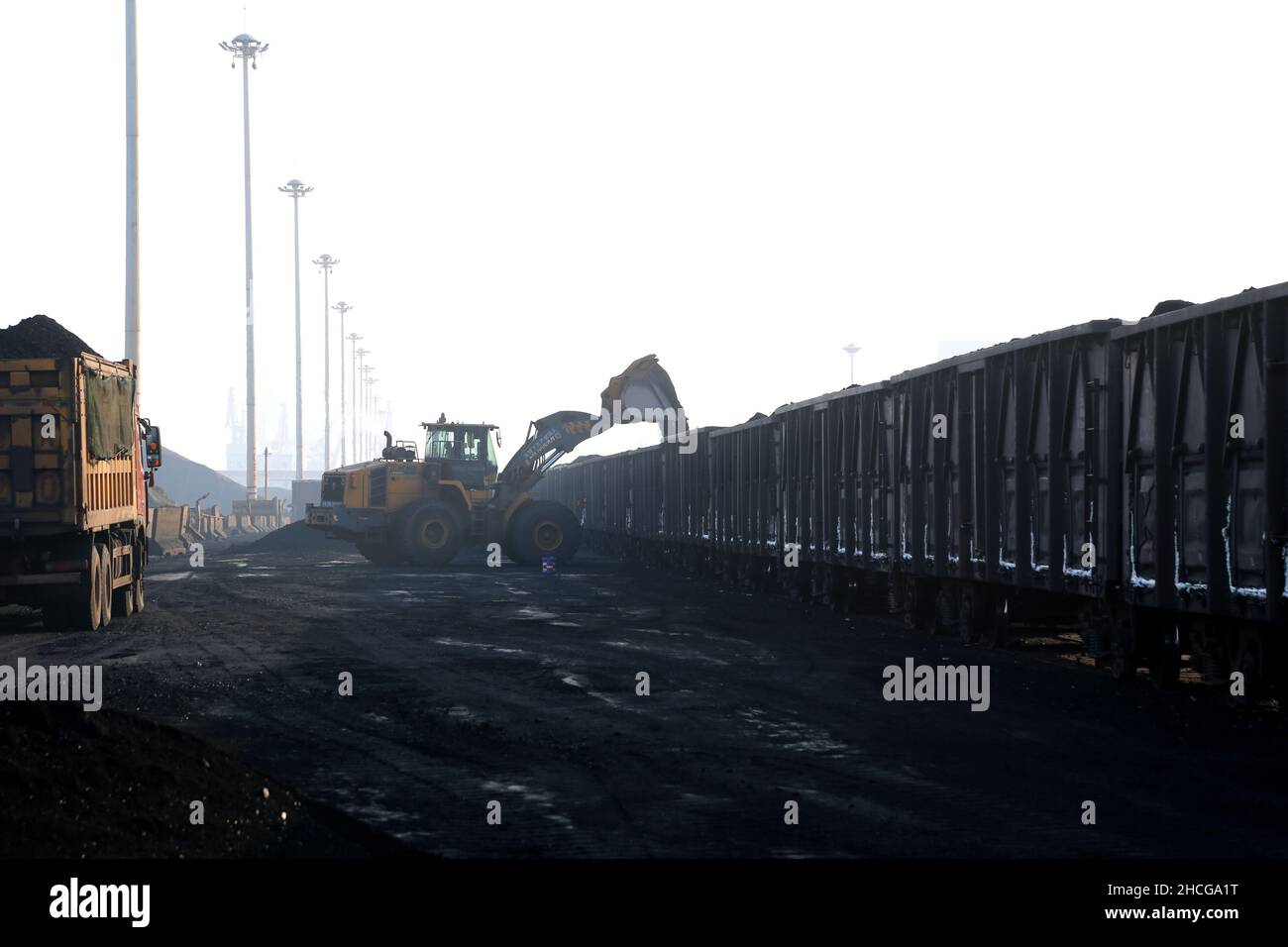 Coal train power plant hi-res stock photography and images - Alamy