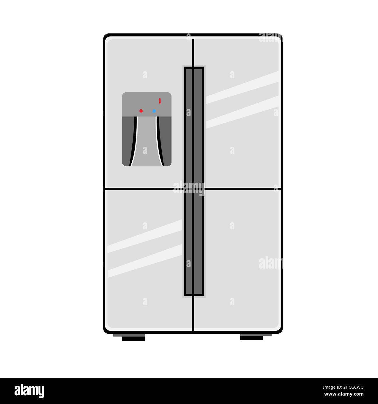 Vintage fridge Cut Out Stock Images & Pictures - Alamy