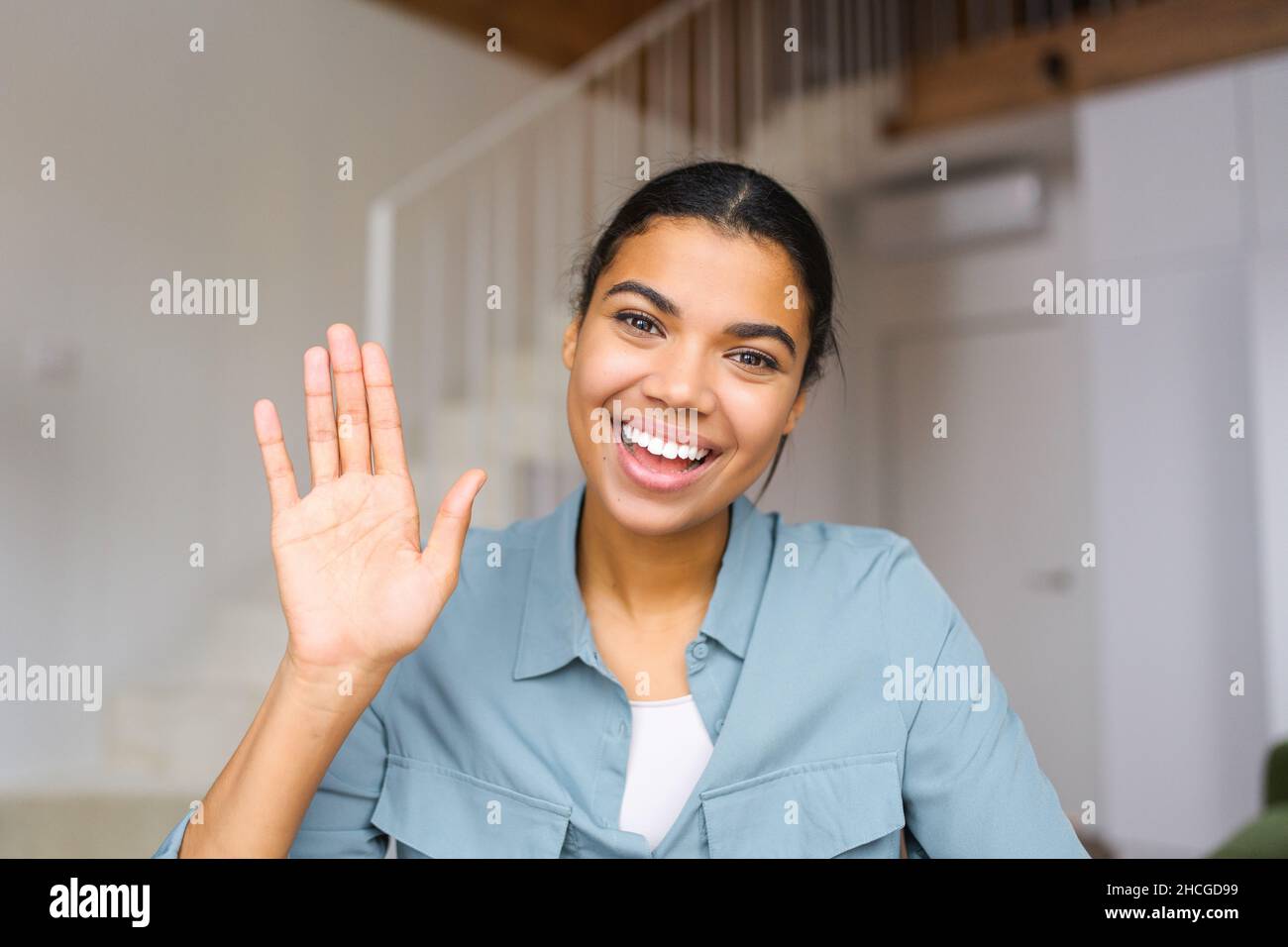 Young and energetic African-American female fresh graduate is ready for ...