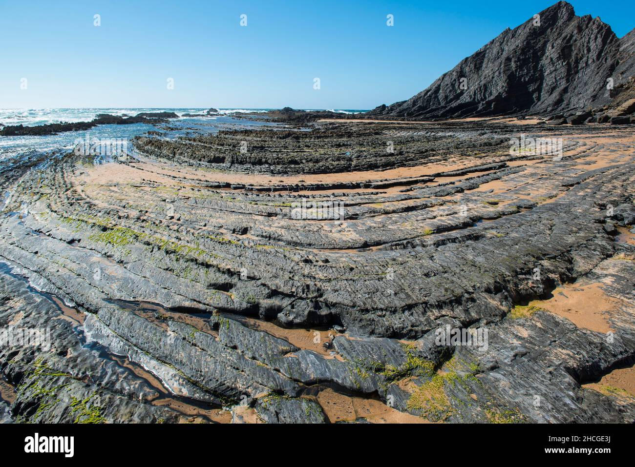 Curved rock formations hi-res stock photography and images - Alamy