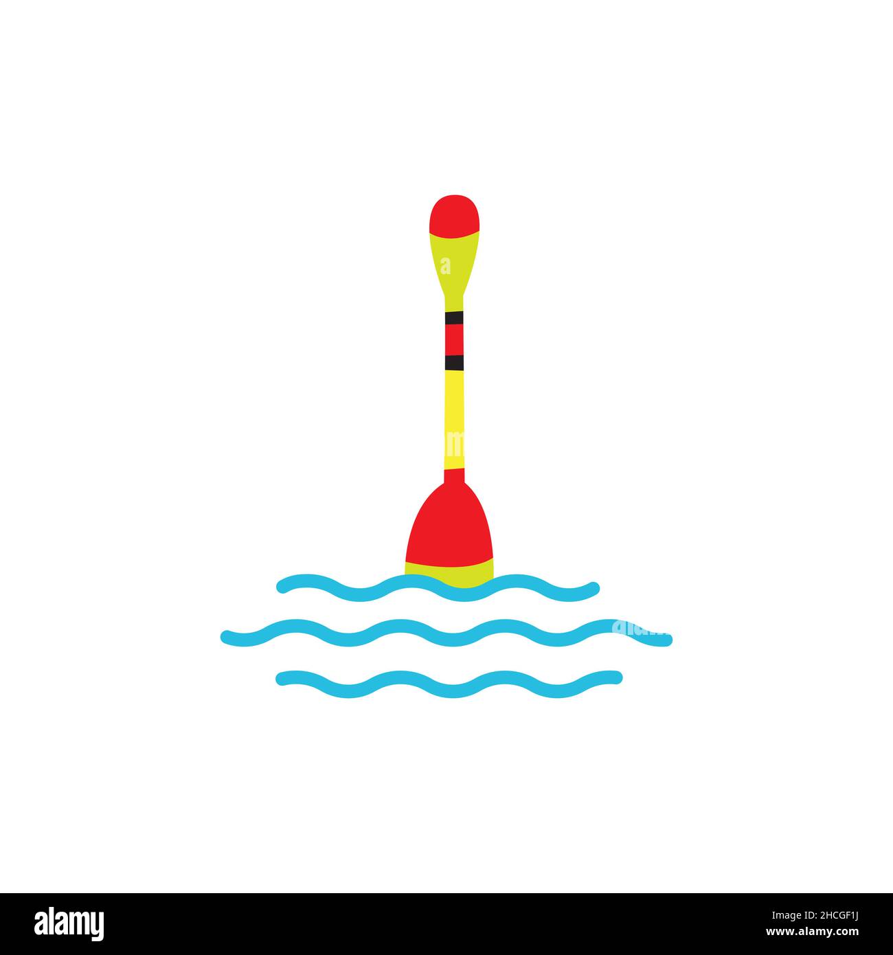 Old red blue fishing boat Stock Vector Images - Alamy