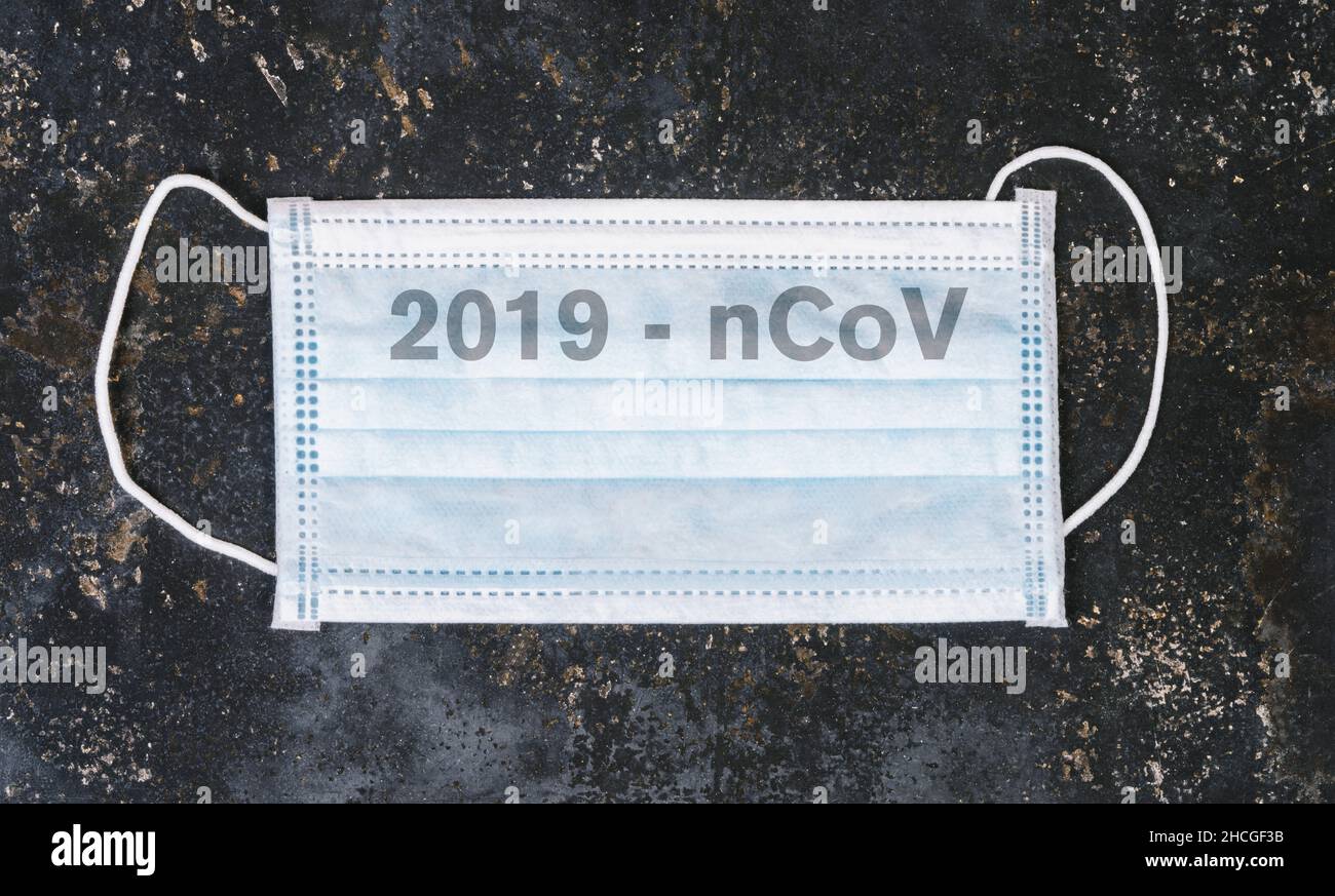 Anti virus protection paper mask standart to prevent corona COVID-19 ...