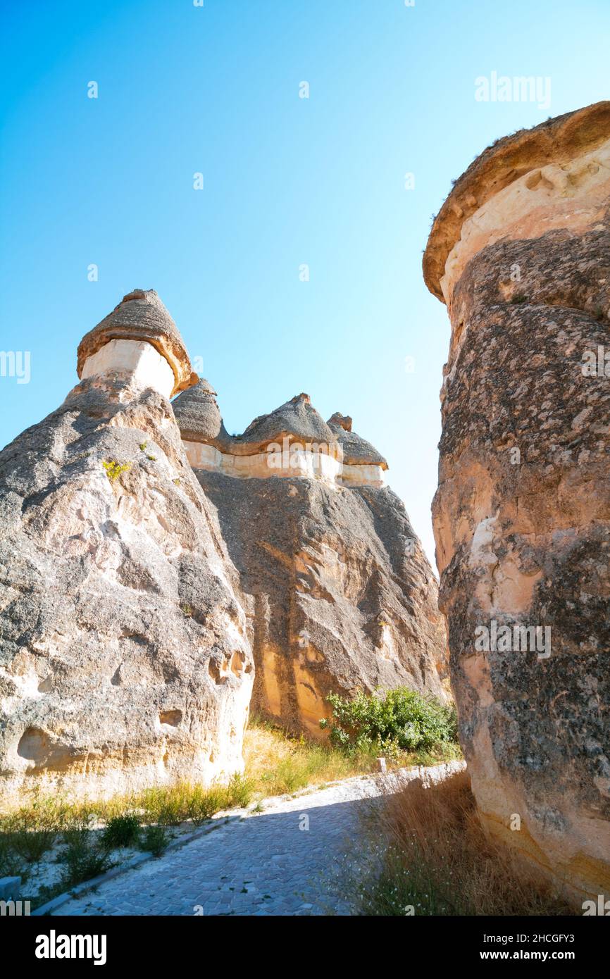 Pasabagi. Pasabagi in Cappadocia. Fairy chimneys or hoodoos in ...
