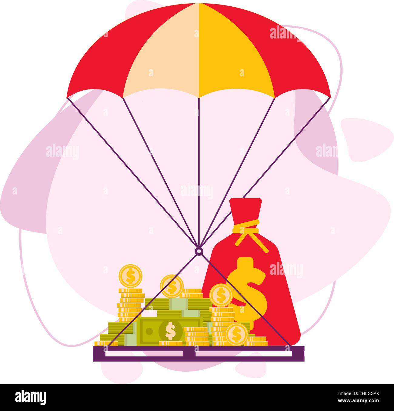 Inflation money finance icon Cut Out Stock Images & Pictures - Alamy